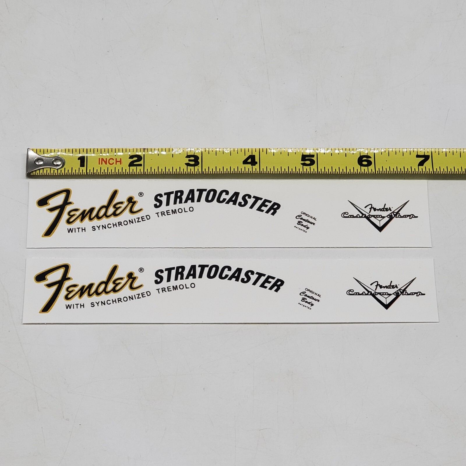 (2) Fender Strat 70's Style Waterslide Decals for Headstock w/ Custom ...