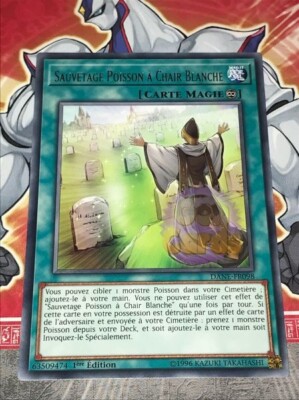 Carte YU GI OH SAUVETAGE POISSON A CHAIR BLANCHE DANE-FR098 | eBay