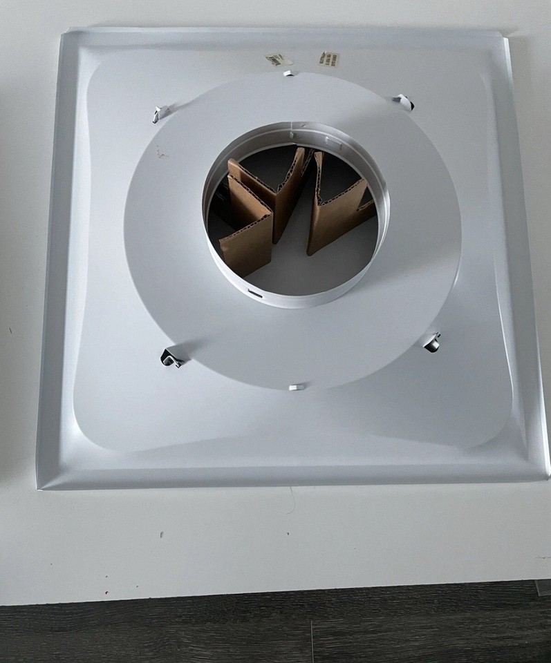 Hart Cooley DPD 08 W Vent 24" White Drop Ceiling T-Bar Diffuser 8" pipe ...