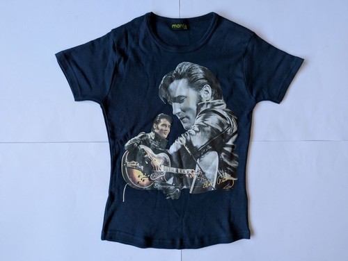 Vintage Elvis Presley Signature Women’s T-Shirt 2004 Licensed Size S/M ...