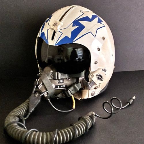 HGU-22/P Flight Helmet Sierra Vietnam Era Sz Lg w MBU 5/P O2 Mask ...