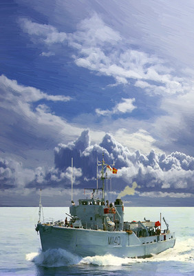 HMS GAVINTON - LIMITED EDITION ART (25) | eBay UK