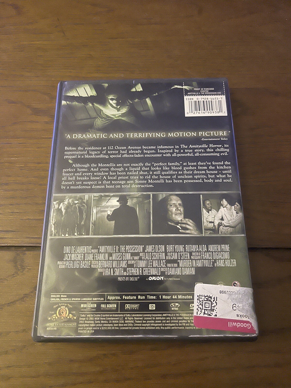 Amityville II: The Possession DVD A5 27616909381 | eBay