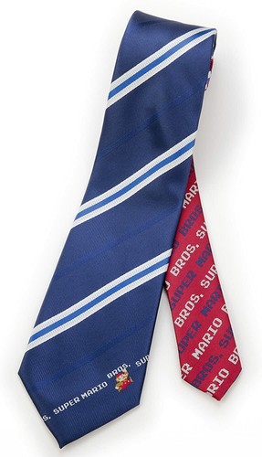 SUPER MARIO BROS. Mario Necktie Nintendo bleu marine. from Japan 3507 ...