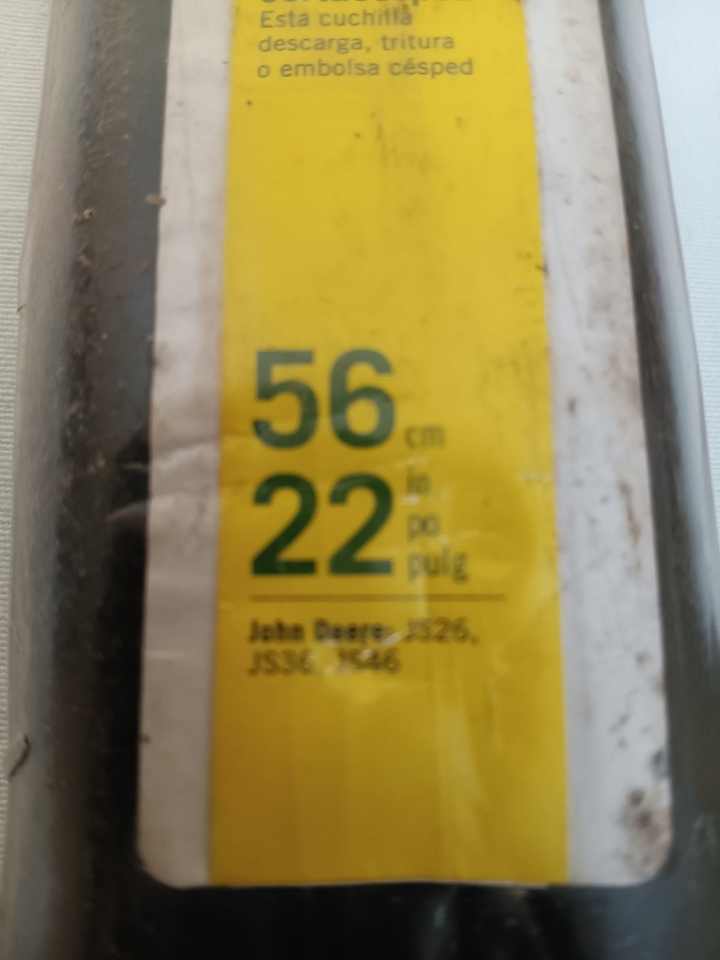 John Deere OEM GX23522 Mower Deck 22” Blade for JS26, JS36, JS46 | eBay