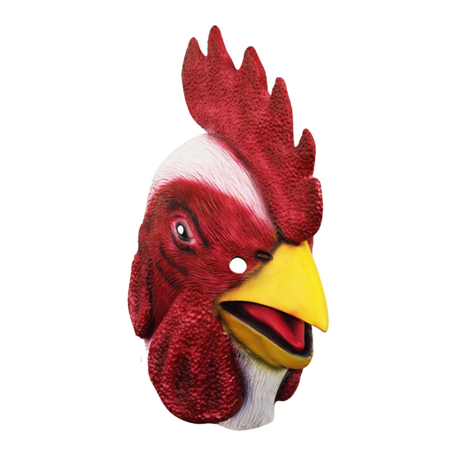 Chicken Mask Halloween Decoration Clubs Party Supplies Latex Masquerade ...