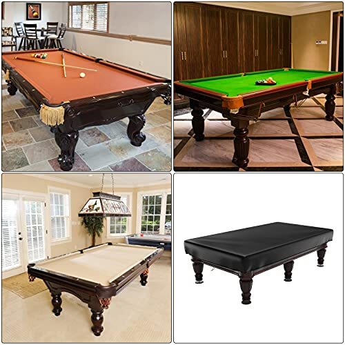 Billiard Pool Table Cover Waterproof, 8FT Ping Pong Table Cover Outdoor ...
