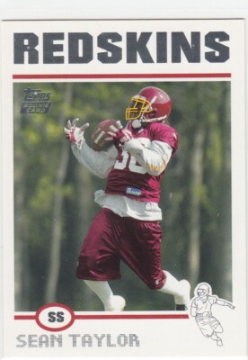 SEAN TAYLOR 2004 TOPPS FOOTBALL NFL - 347 RC | eBay
