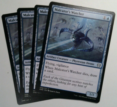 Mtg - Malcator's Watcher x4 | eBay