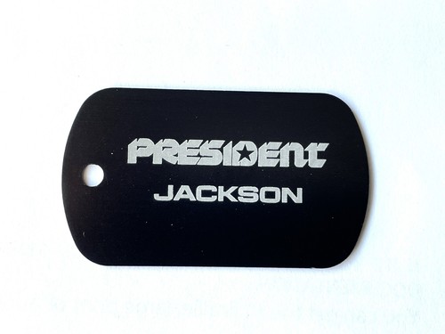 President Jackson engraved aluminium dog tag / keyring | eBay