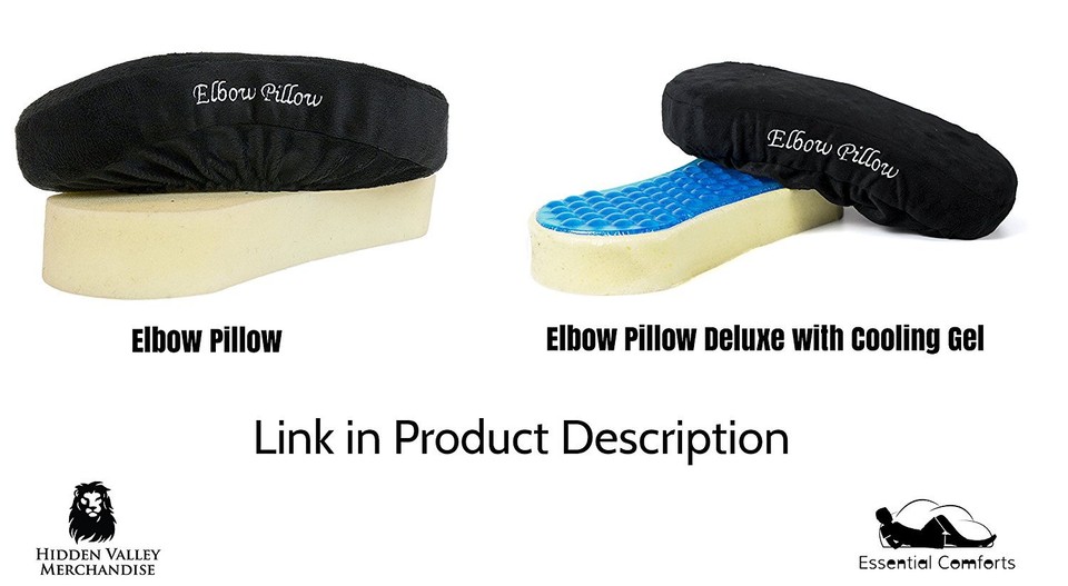 Elbow Pillow - Jumbo Memory Foam Office Chair Arm Rest Computer Pads | eBay