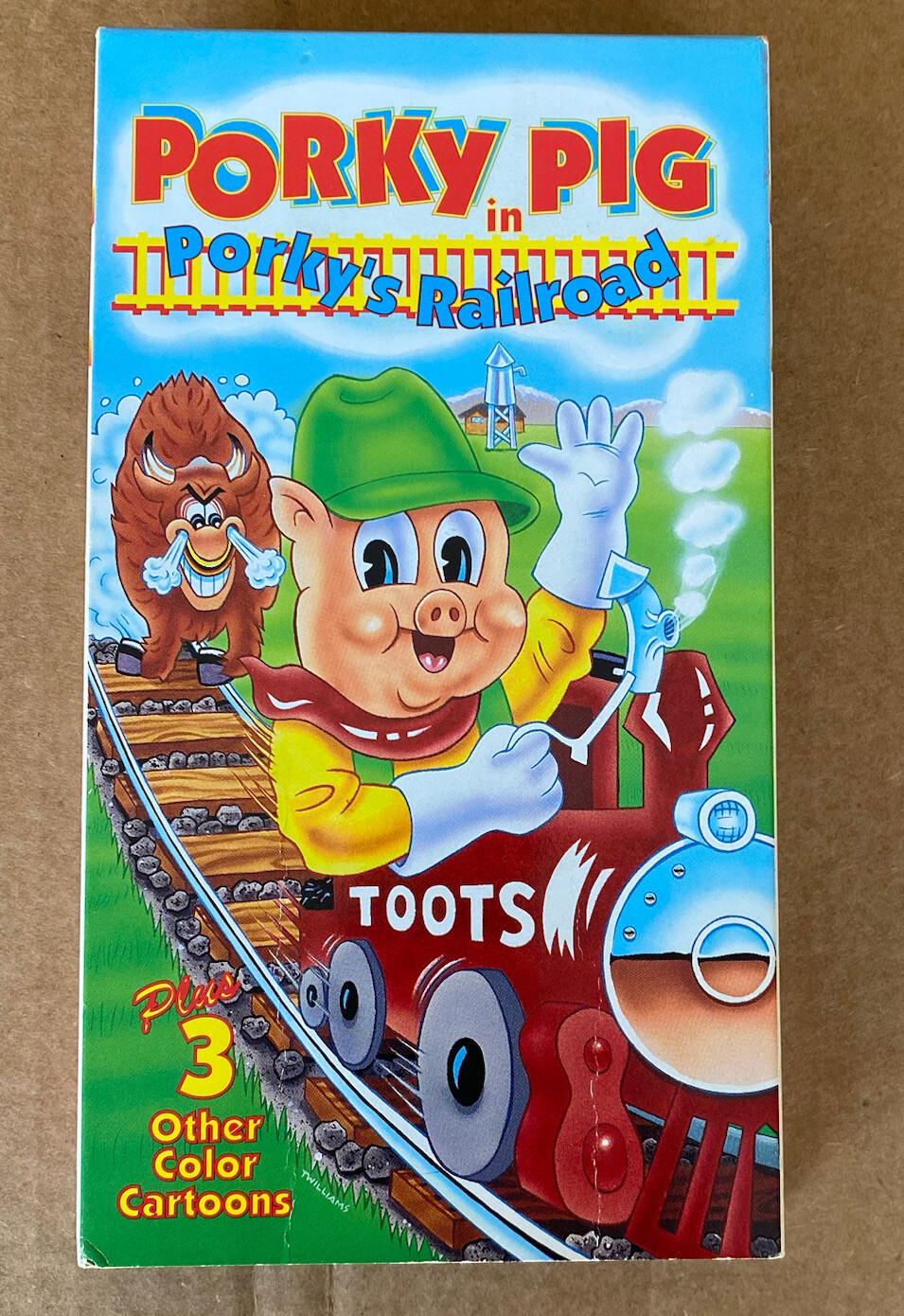 Porky Pig in Porky’s Railroad kids children's - VHS VIDEO TAPE 3 bonus ...