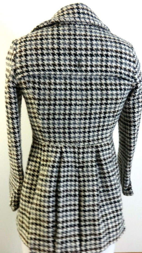 EPIC THREADS GIRL'S WOOL BLEND HOUNDSTOOTH TWEED COAT JACKET SIZE S (7 ...