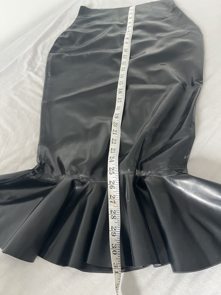Skin Two Clothing, 100% Latex, Medium Rubber Fishtail Style Skirt | eBay UK