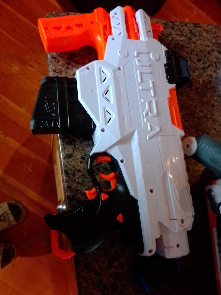 Nerf Gun Collection Mega Mastodon Slingfire Ultra Amp Rhino Fire ...