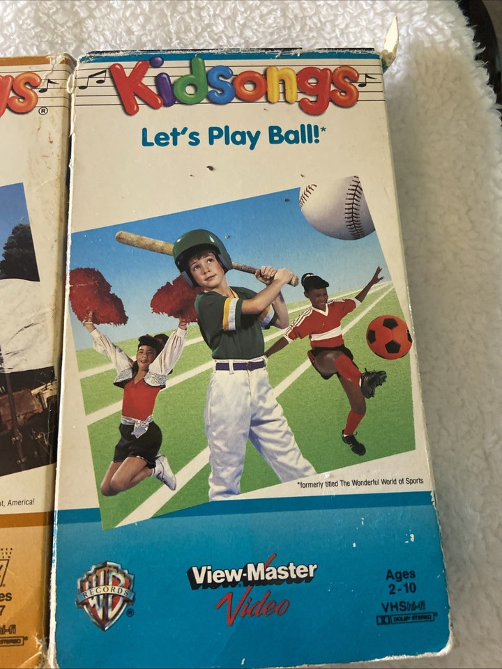 KIDSONGS Lot Of 3 Vintage View Master VHS View Master Video Kid Songs W ...