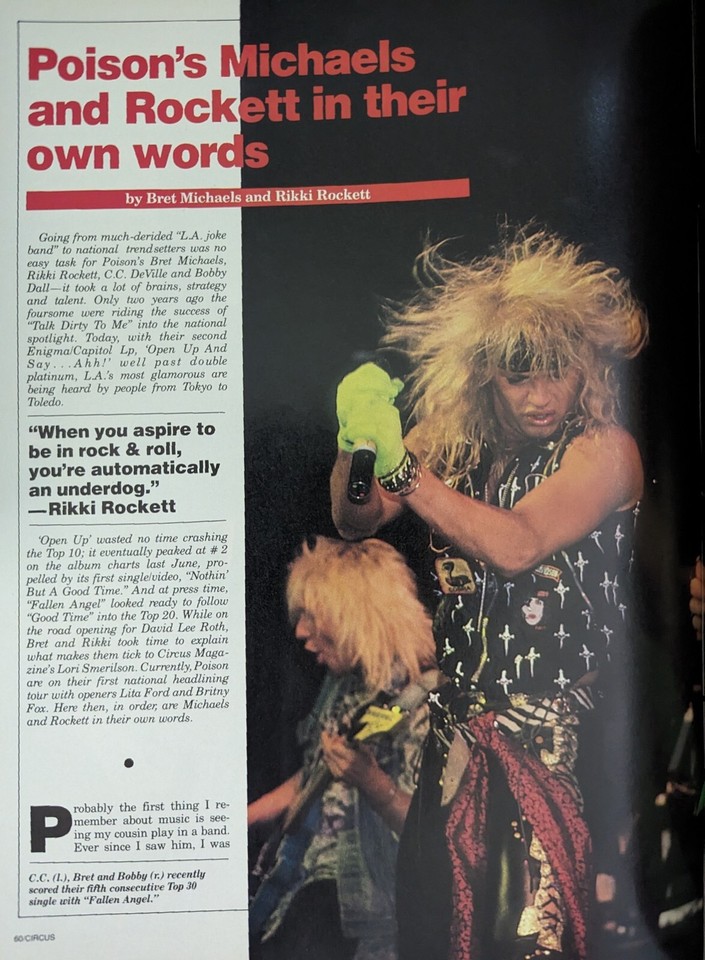 Circus Magazine October 1988 Poison, Guns N Roses, Metallica, White ...