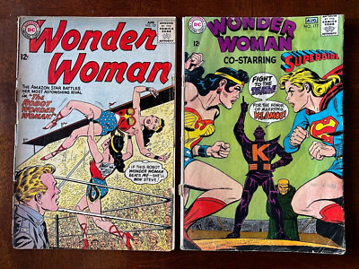 Wonder Woman 137 FR/GD (detached cover) & 177 GD-! Silver Age DC ...