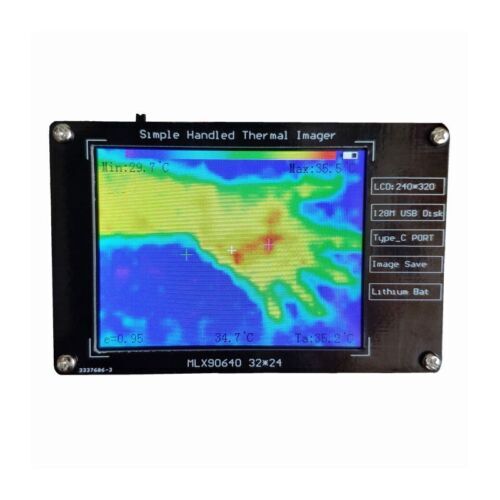 Simple Handheld Thermal Imager Thermal Imaging Camera with 2.8" Screen ...