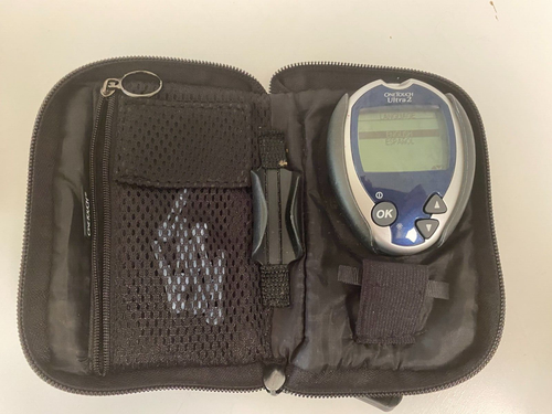 Genuine One Touch Ultra 2 Blood Glucose Meter Monitor Glucometer W Case ...
