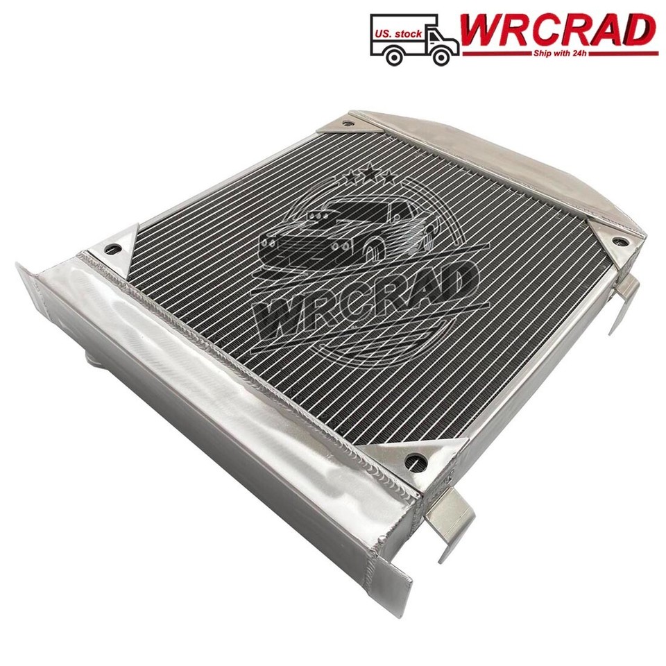 AT/MT Polished Radiator For Low-Boy Ford 1932 Hot Rod W/Chevy 350 V8 ...