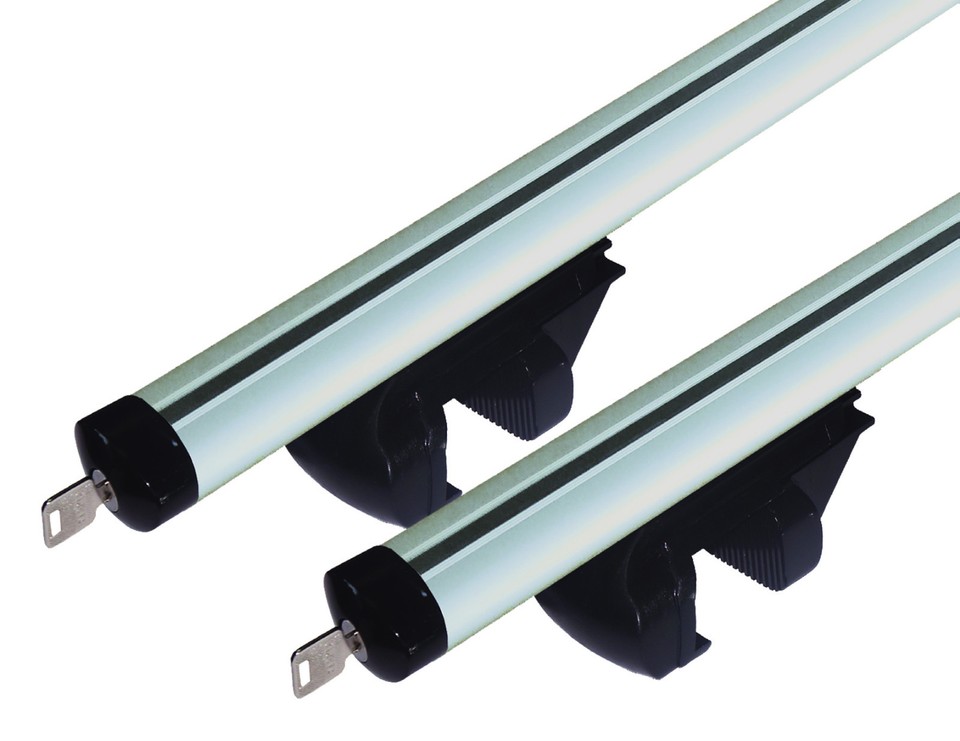 120cm Lockable Aluminium Car Roof Rack Rail Bars for Cars with Roof ...