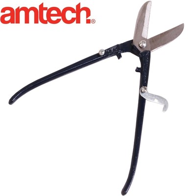 10" Quality TIN SNIPS Cutting Aviation Metal Shears Mesh Straight Cut ...