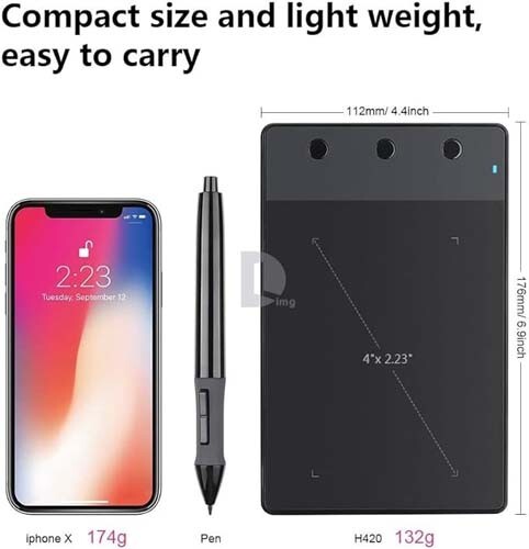 USB Graphics Drawing Tablet Board Kit, Compatible with Windows Mac ...