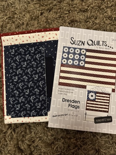 Dresden Flag Small Kit Pattern And Fabric Kit- By Susan Marty | eBay