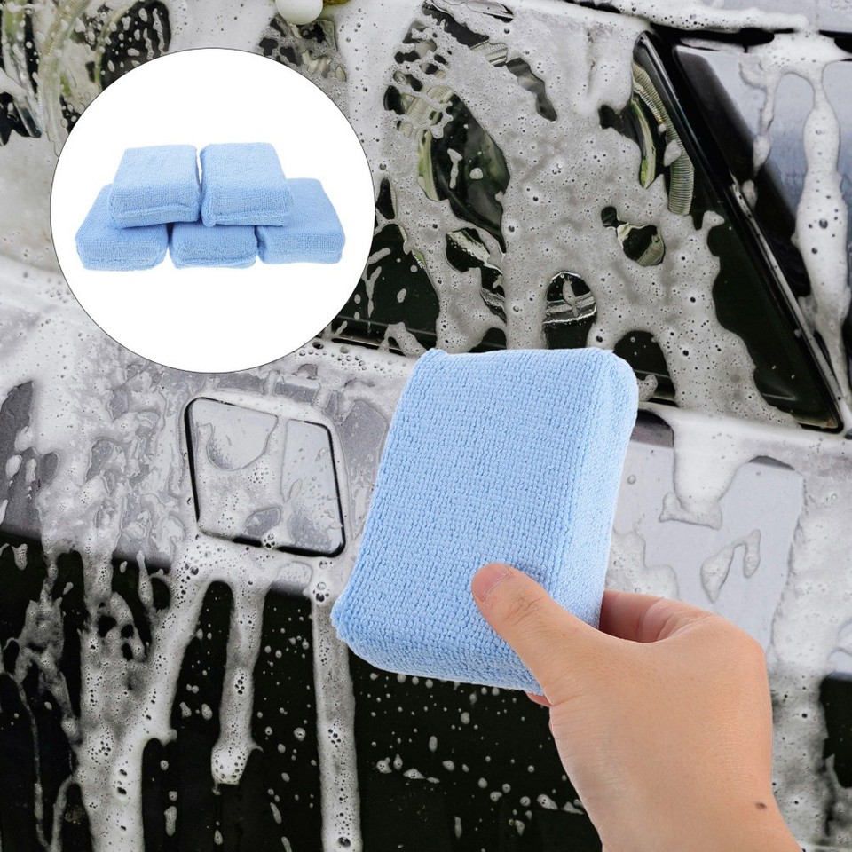 10pcs Car Wax Applicator Pads Rectangle Car Cleaning Polisher For Car ...
