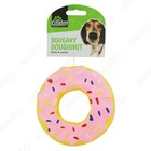 13cm Squeaky Doughnut Toys, Interactive Pet Bite Training, Dog Fetch ...