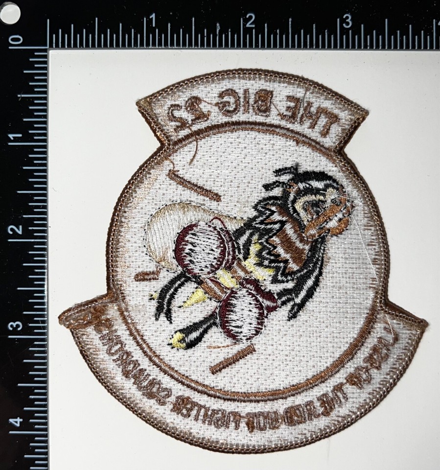 OIF OEF USAF 22nd Fighter Squadron Stingers Desert Last of the Red Hot Patch | eBay