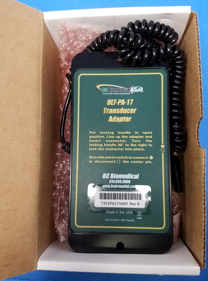 BC Biomedical ULT-PA-17 Ultrasound Leakage Transducer Adapter | eBay