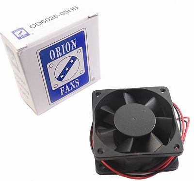 Computer Cooling Fan Orion OD6025-05HB 5 V DC 60mm Square Electronics ...