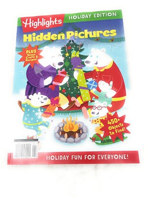 Highlights Holiday Edition Hidden Pictures Magazine Holiday Fun For ...