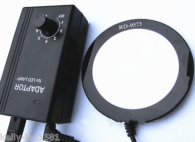 1PCS New LED Light Round Plate For Microscopes Illuminator RD-9573 95mm ...