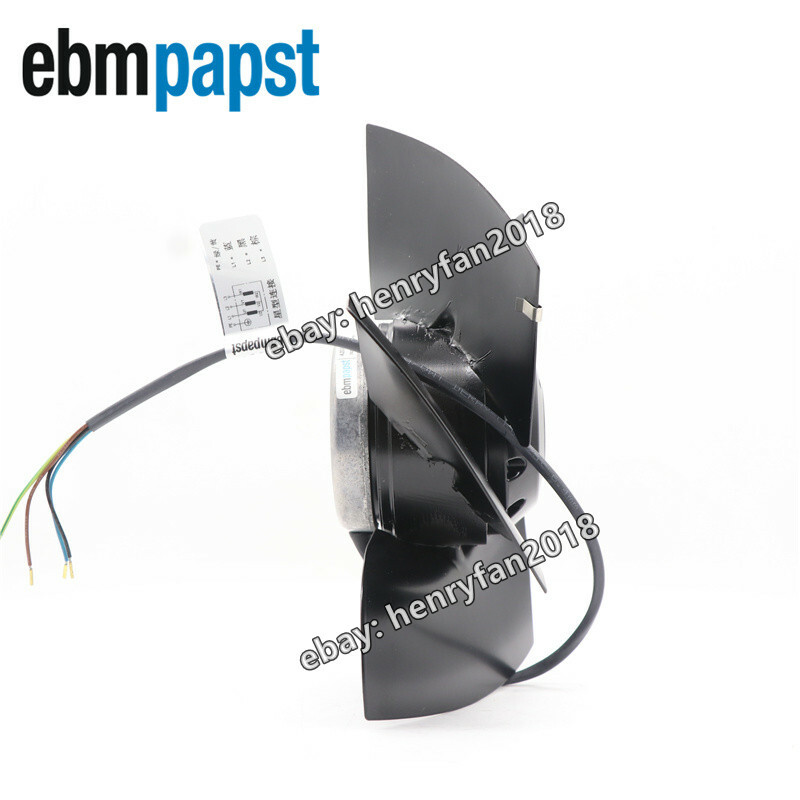 Ebmpapst Fan W2D250-EH26-25 400/480V 0.21/0.25A Siemens Servo Spindle ...