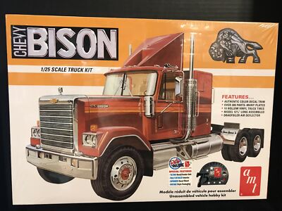 AMT 1390/06 CHEVY BISON TRUCK TRACTOR MODEL KIT-NIB-1/25 SCALE | eBay