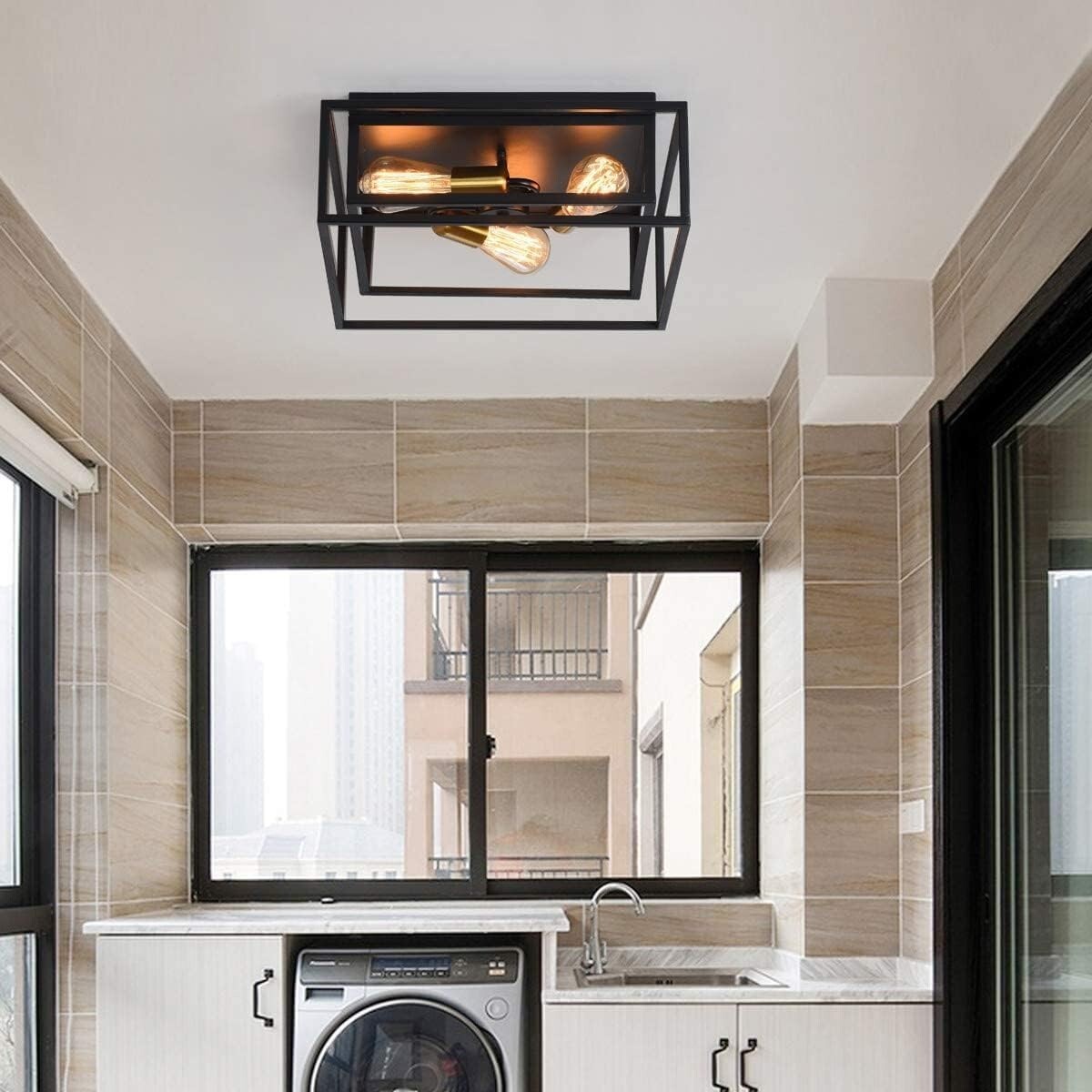 Industrial Flush Mount Kitchen