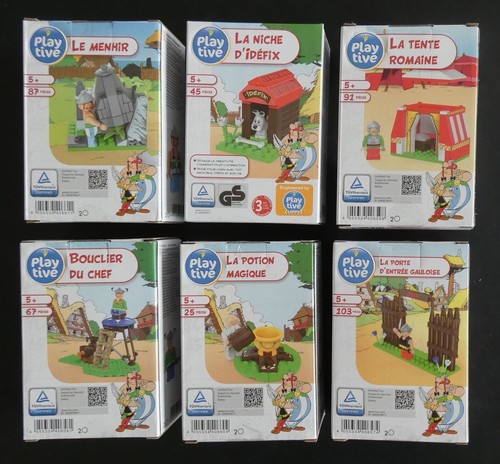 Lot 6 Boites scellées LIDL Clippys Playtive ASTERIX UDERZO Albert René ...
