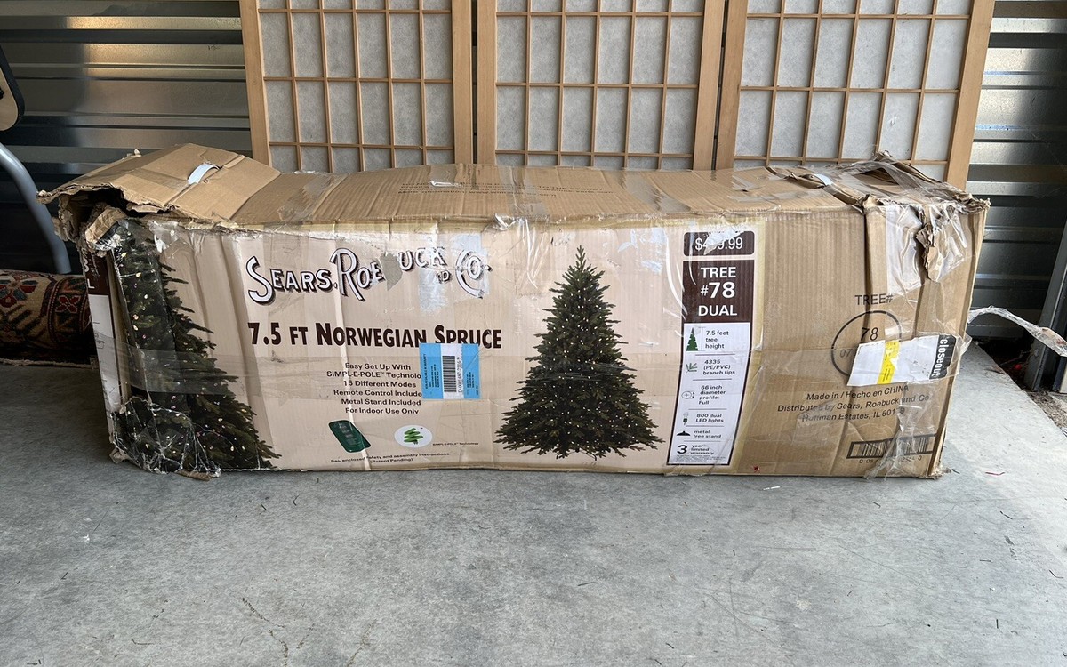 Sears Christmas Tree Festival Of Trees Auction Item: 7.5ft. Tree #46: