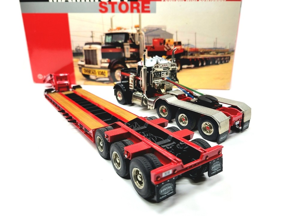 Peterbilt 379 with Rogers 3-Axle Lowboy Mammoet TWH 1:50 Scale Model ...