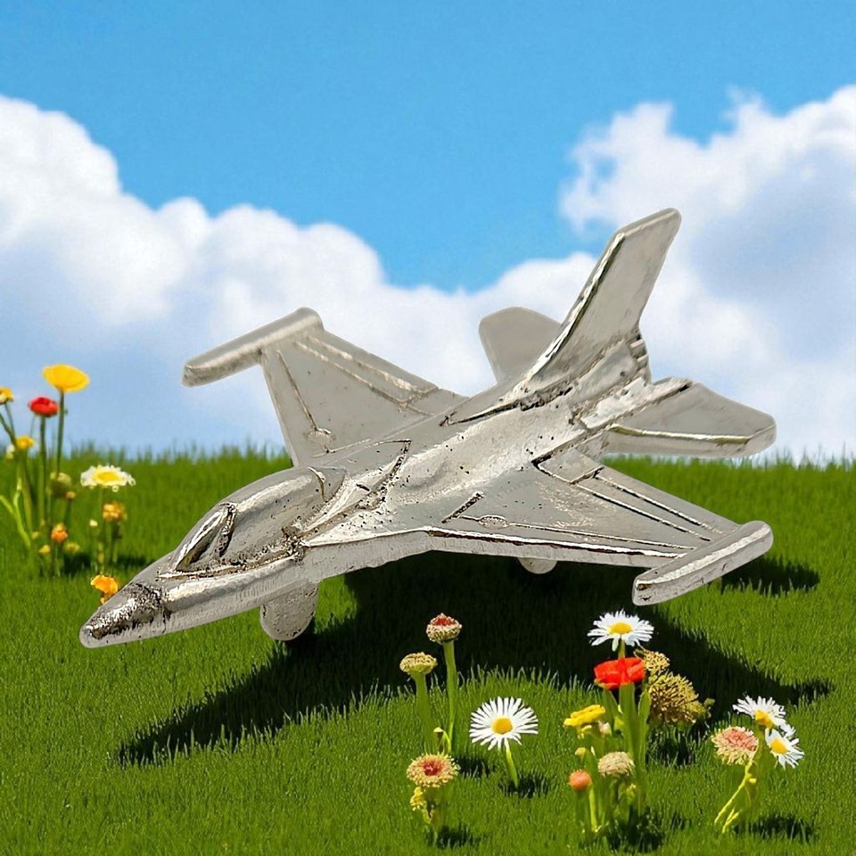 ️ Slick Metals “Jet” 19.3g Hand-Poured .999 Fine Silver Sculpture + COA ...