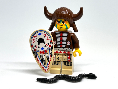 LEGO Indian Medicine Man Minifigure Western Indians 6748 6718 6766 6763 ...