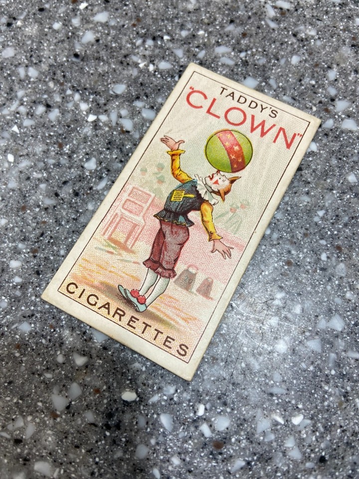 RARE VINTAGE TADDY'S CIGARETTE CARD - CLOWNS & CIRCUS ARTISTES | eBay UK