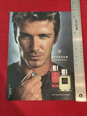 David Beckham Intense Instincts Cologne For Men 2007 Print Ad | eBay