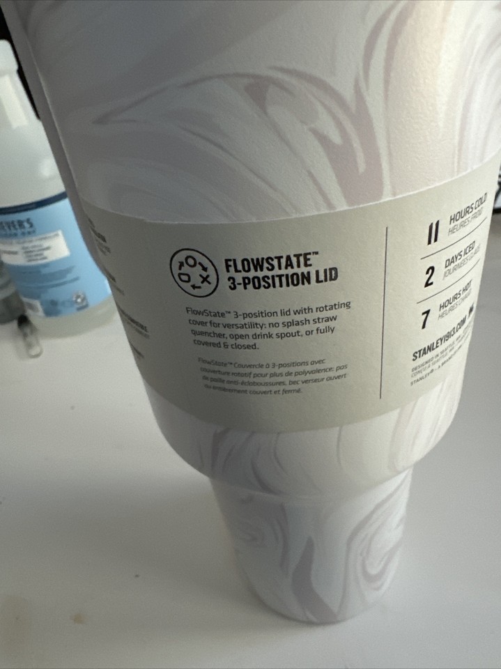 NEW AUTHENTIC STANLEY Quencher H2.0 40oz Flowstate Tumbler ROSE QUARTZ ...