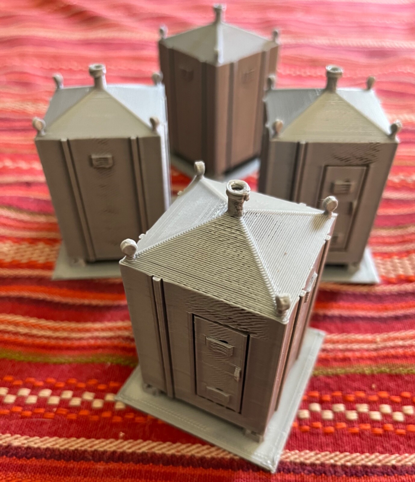 4 x O scale train signal shed sheds | eBay