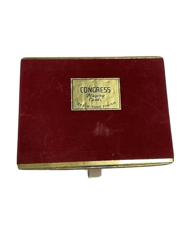 Vintage CONGRESS Playing Cards Birds 2 Full Decks Cel-u-tone Finish | eBay