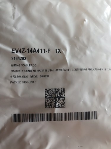 New Genuine OEM Ford Wire Wiring Cable Harness Assembly EV4Z-14A411-F ...